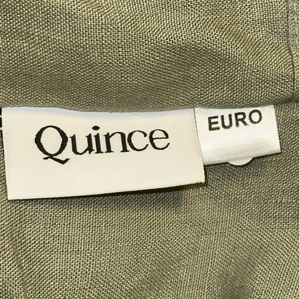 Quince | Bedding | Quince White European Linen Euro Shams In Color ...